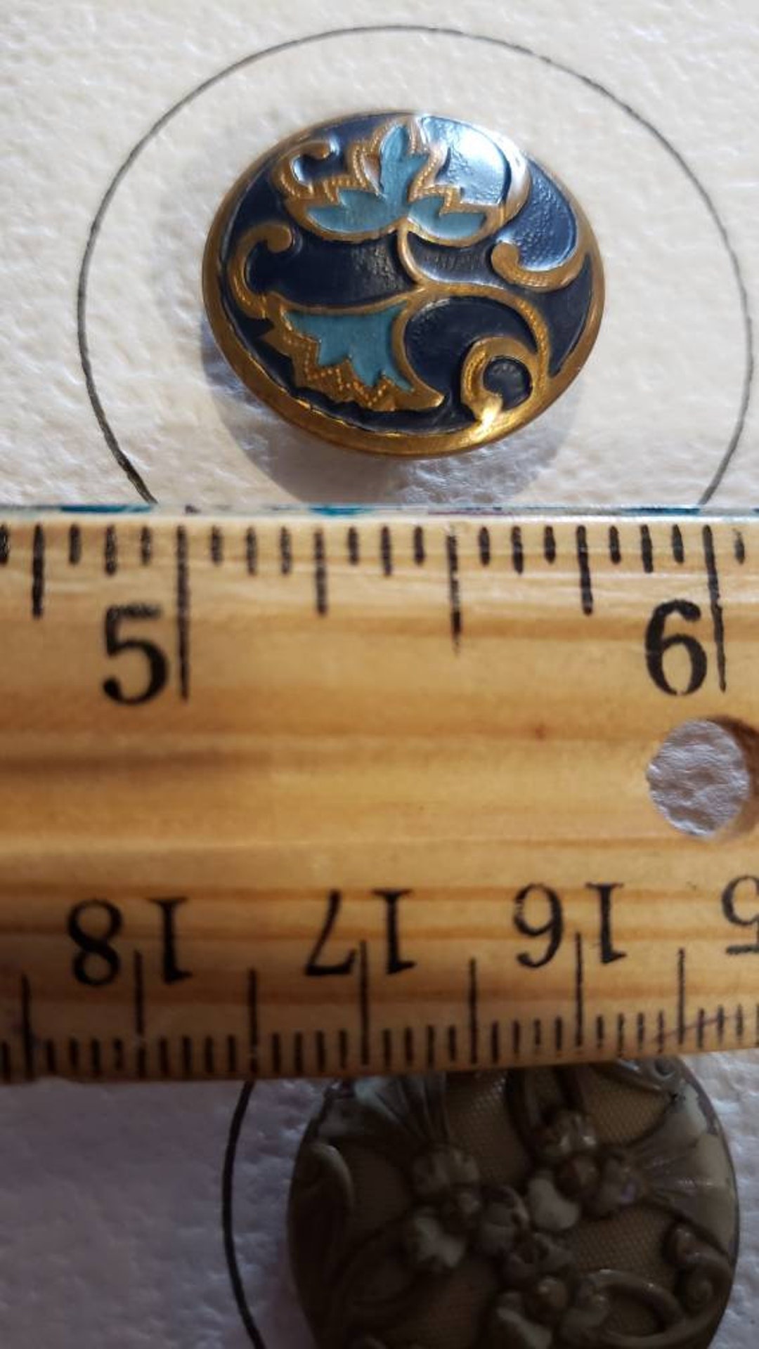 Antique and Vintage Enamel Buttons - Etsy
