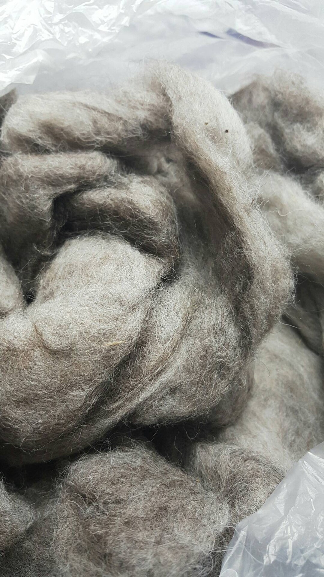 Medium Gray Shetland Wool Roving US Small Farm - Etsy