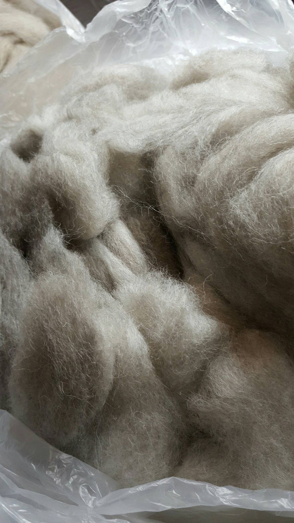 Light Silver Gray Navajo Churro Wool Roving Spinning Felting Needle ...