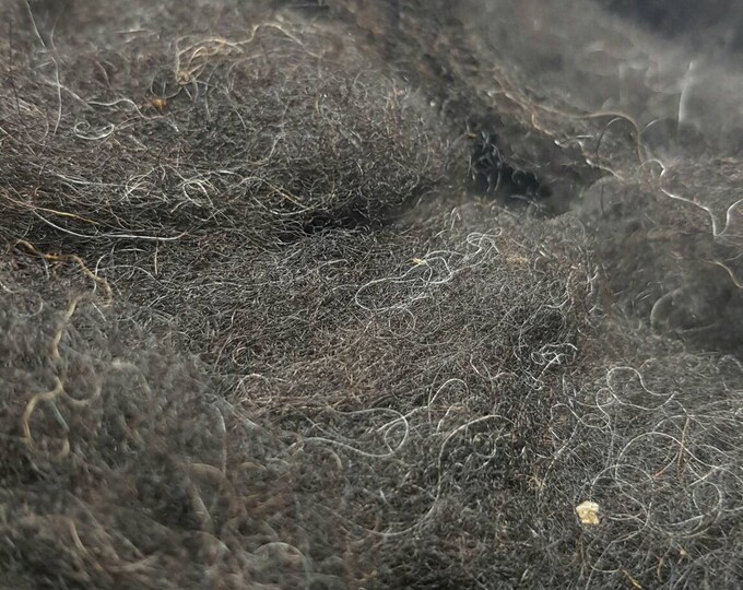 Black Shetland Wool Roving US Small Farm - Etsy