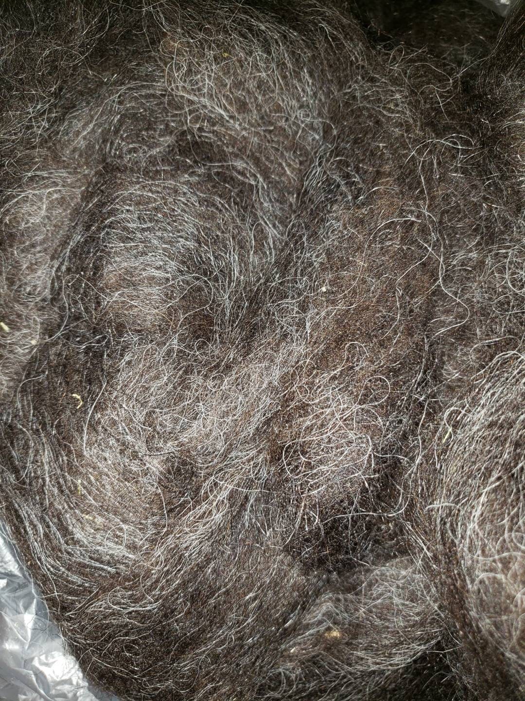 Navajo Churro Wool Roving Charcoal Gray Easy Spinning Felting Weaving ...