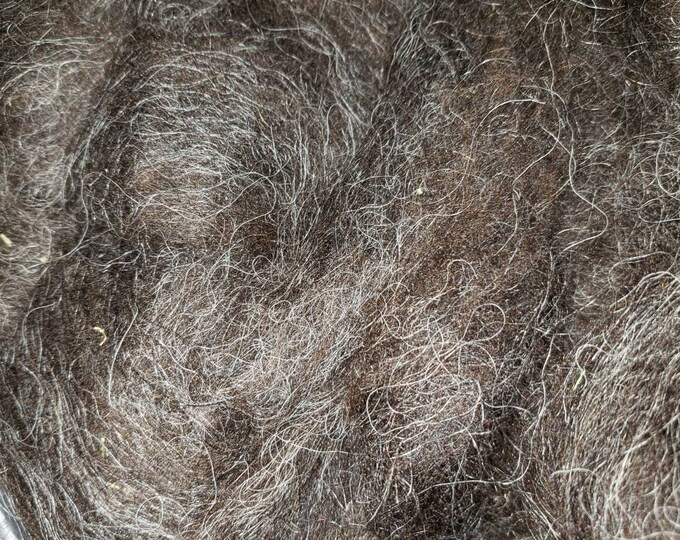Black Shetland Wool Roving US Small Farm - Etsy