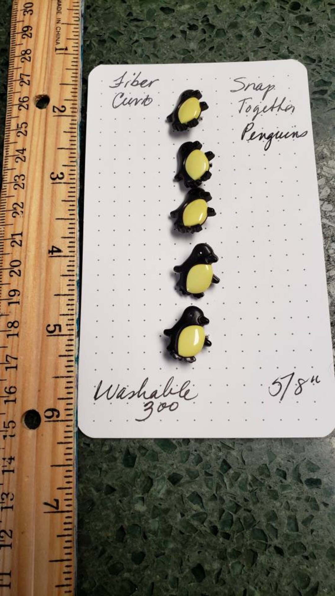 Penguin Button Sets Snap Together - Etsy