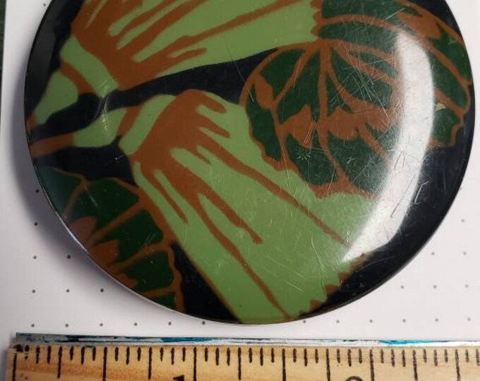 Extraordinary XXL Tight Top Celluloid Art Nouveau Button - Etsy
