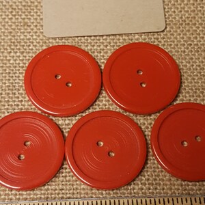 Red Vintage Plastic Button Assortment Including Bakelite - Etsy