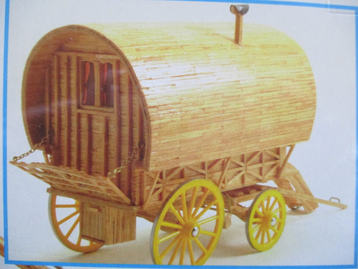 Match Craft Caravan Matchstick Caravan Model Kit New | Etsy