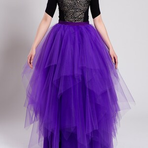 Multi-layered Tulle Skirt, Adult Tulle Skirt, Layered Maxi Skirt, High ...