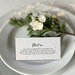 Plantable Folded Name Card Wedding Favor Place Card - Etsy