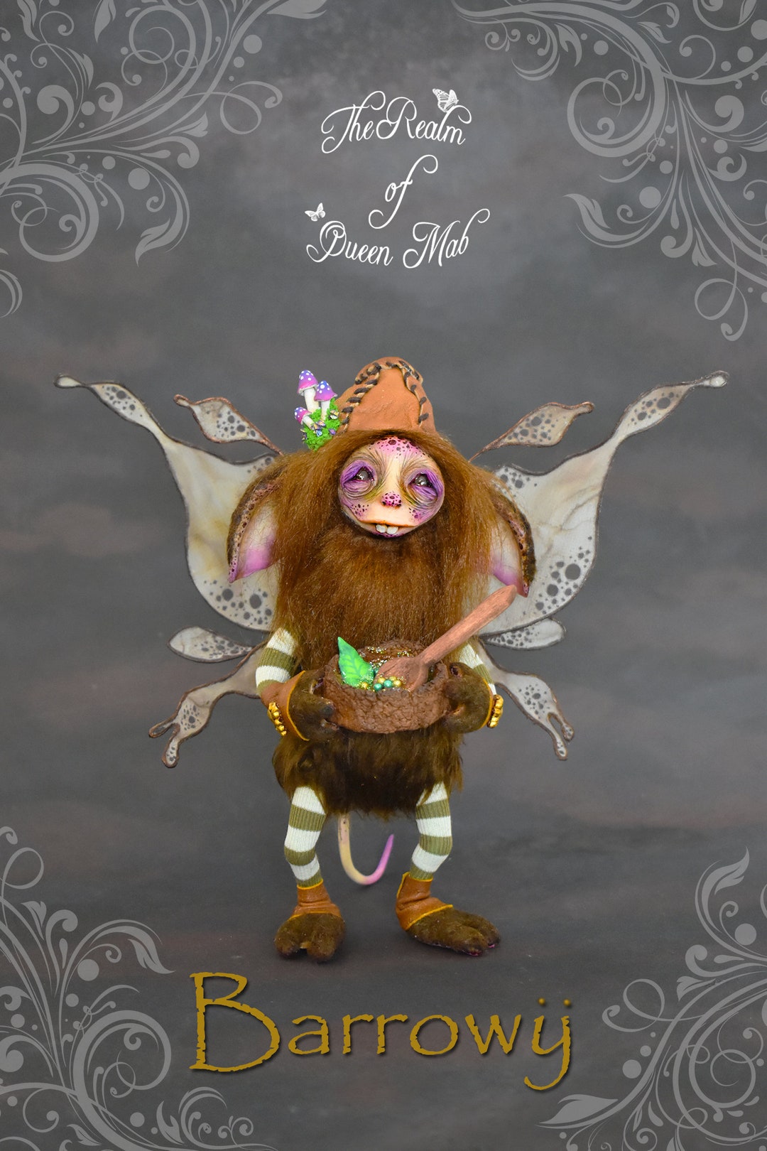 Rare Fae. Barrowÿ. Handmade Poseable Dolls.5 Euro Discount - Etsy