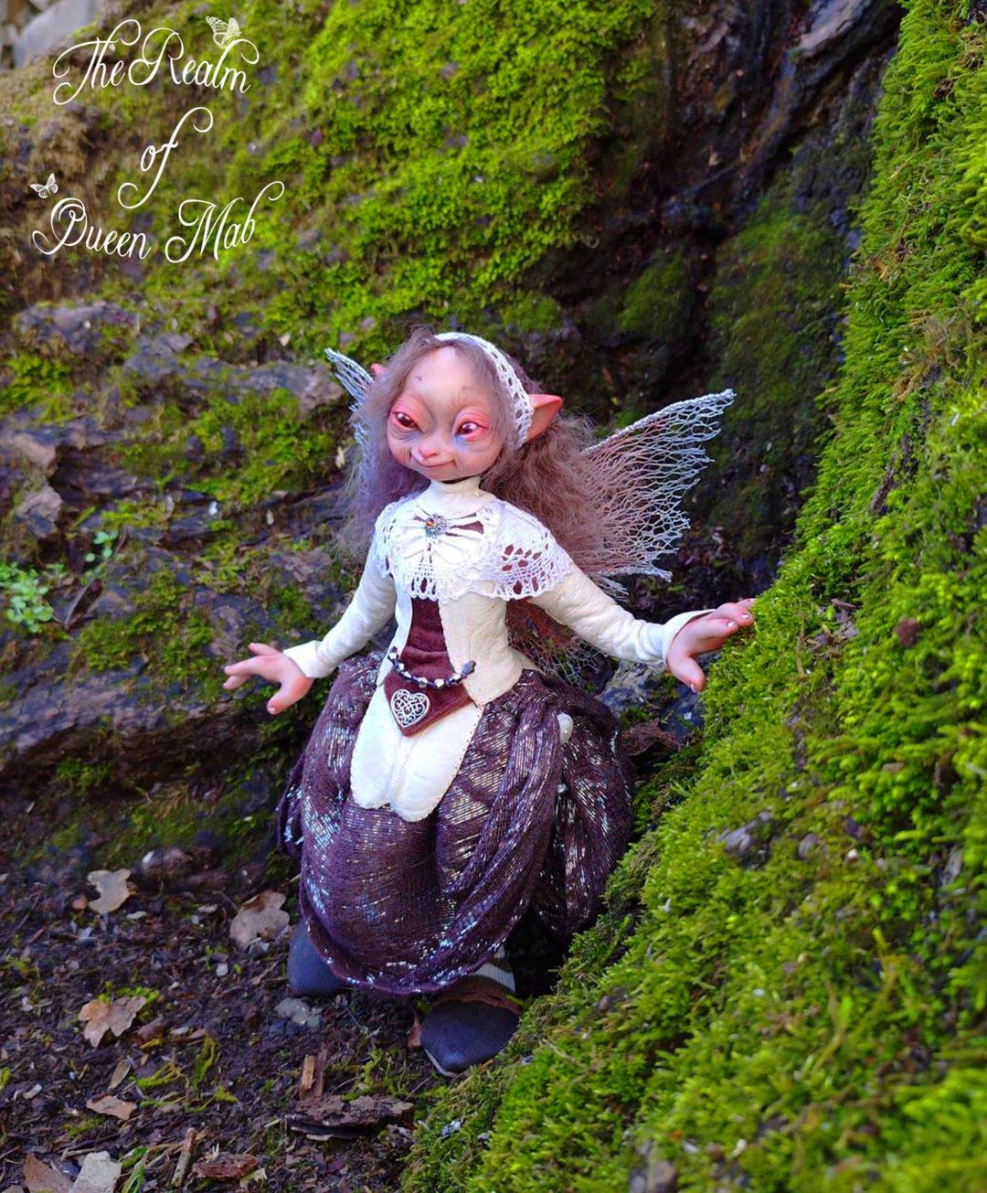 Doll Handmade. Faith, Medieval Fae. Künstlerpuppe, Cute Doll, Magic ...