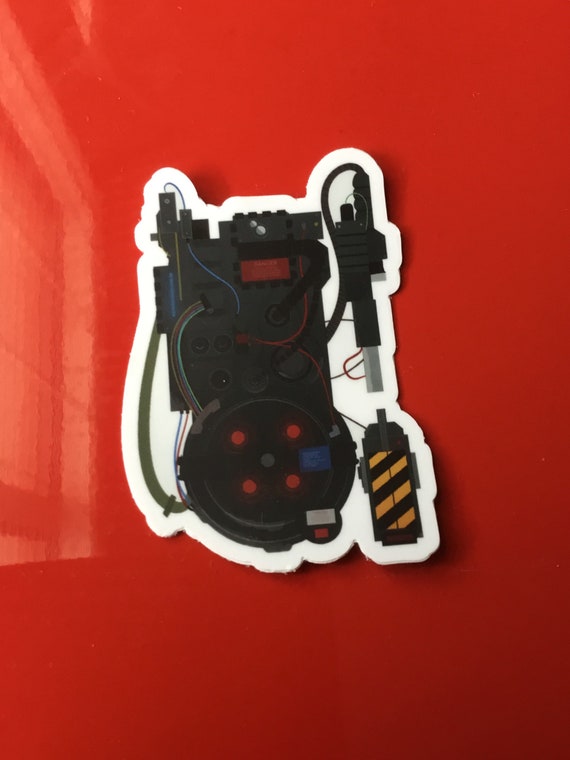 Ghostbusters Proton Pack 3x3 Vinyl Sticker | Etsy