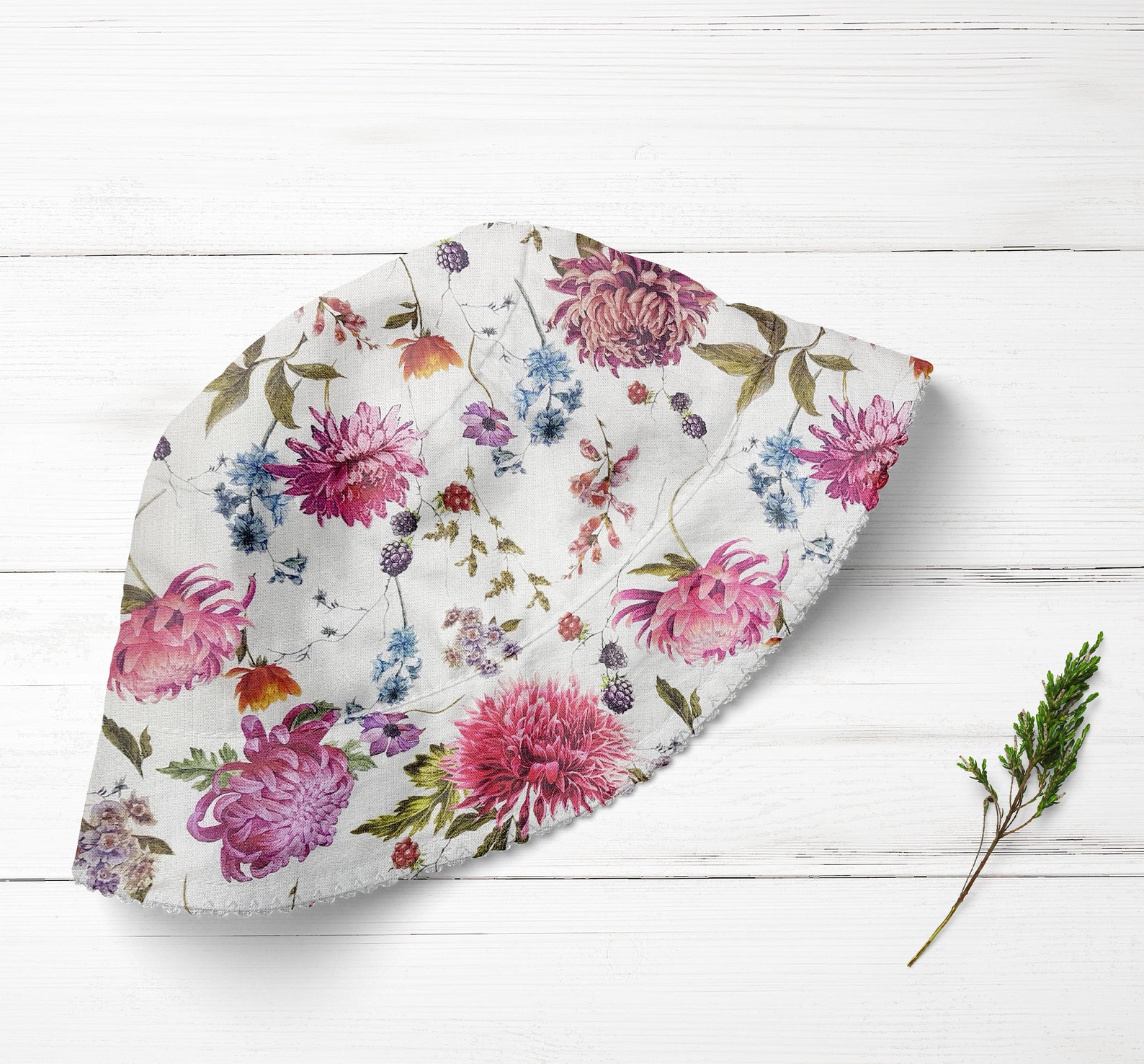 Floral Linen Fabric. Linen Fabric by the Yard / Apparel Linen - Etsy