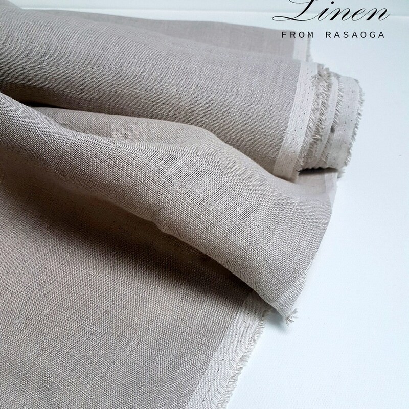 Flax Fabric - Etsy