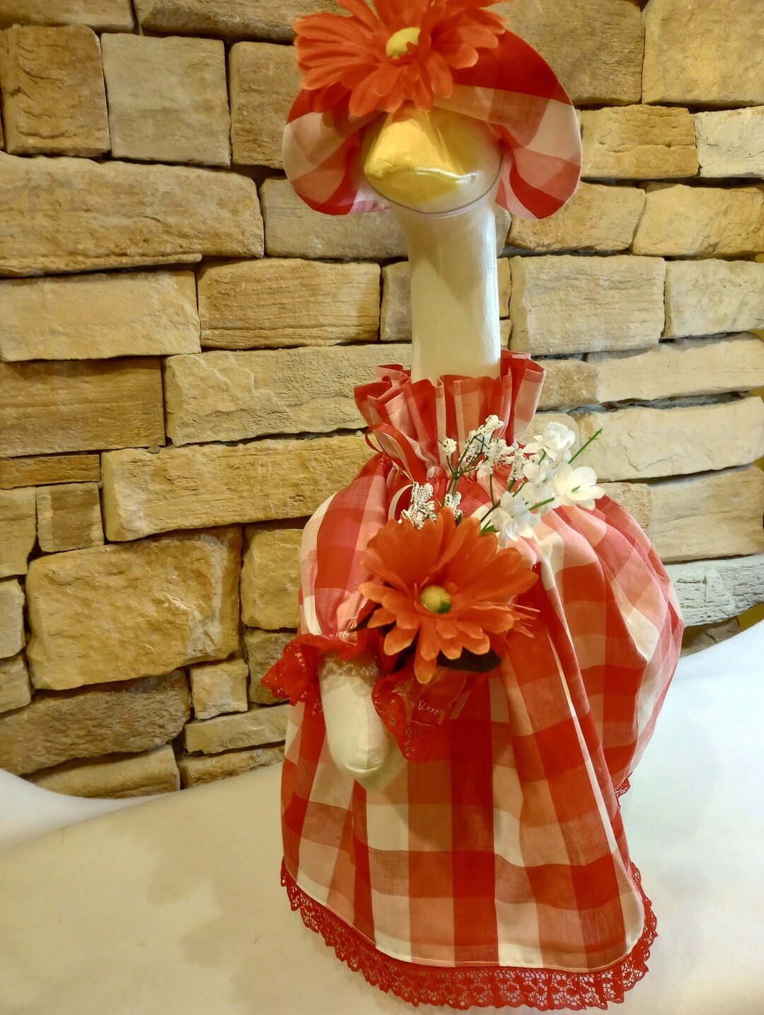 Goose Clothes white and Red Tablecloth Check Print. Goose - Etsy