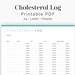 Lab Tests & Results - Fillable - 2 Layouts - Health and Medical Log ...