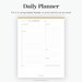 Daily Planner V2 Fillable Printable PDF Daily Appointment Planner Page ...