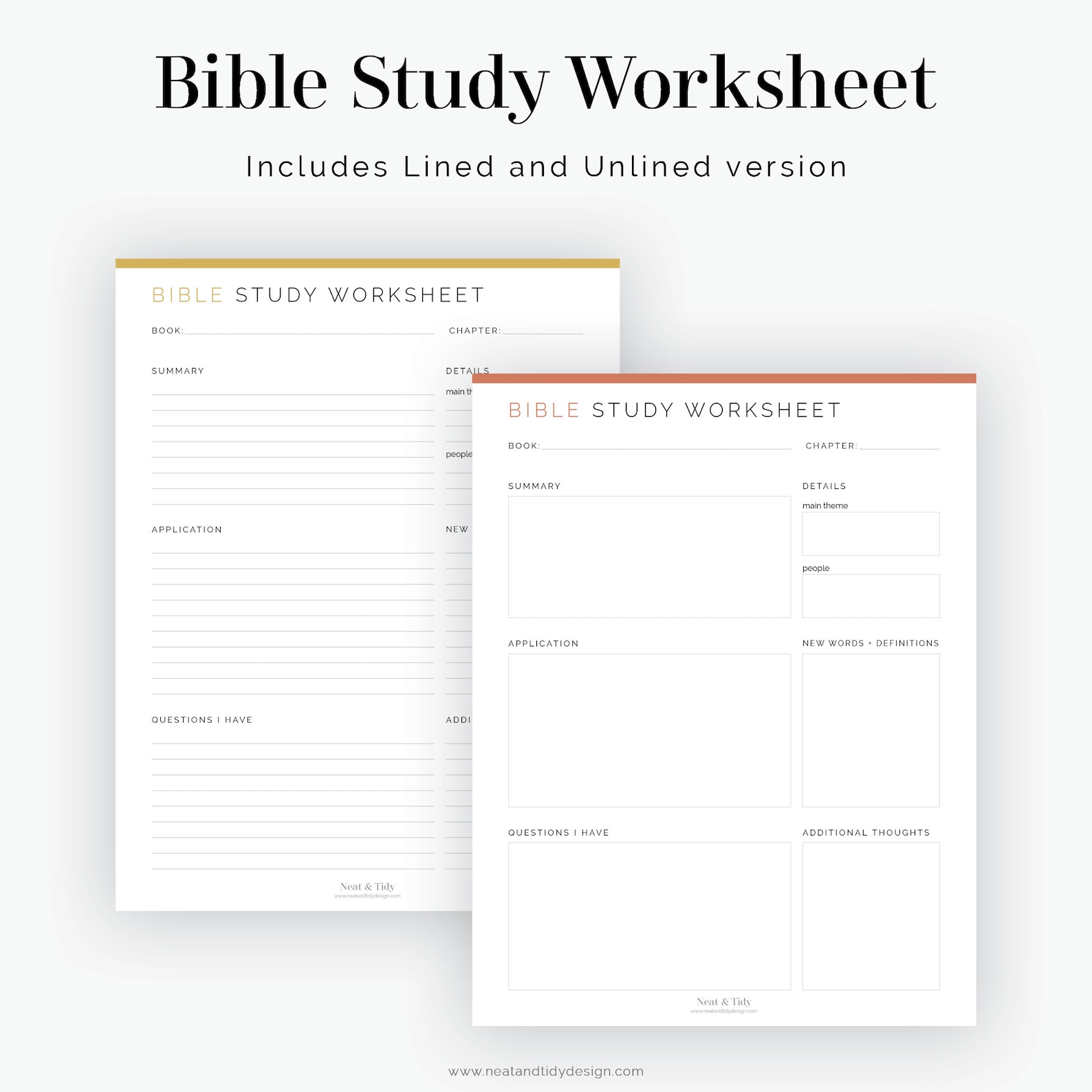 Bible Study Worksheet - Fillable - Printable PDF - Journaling ...