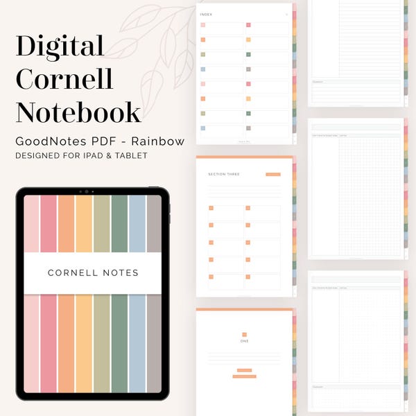 Cornell Notebook - Etsy