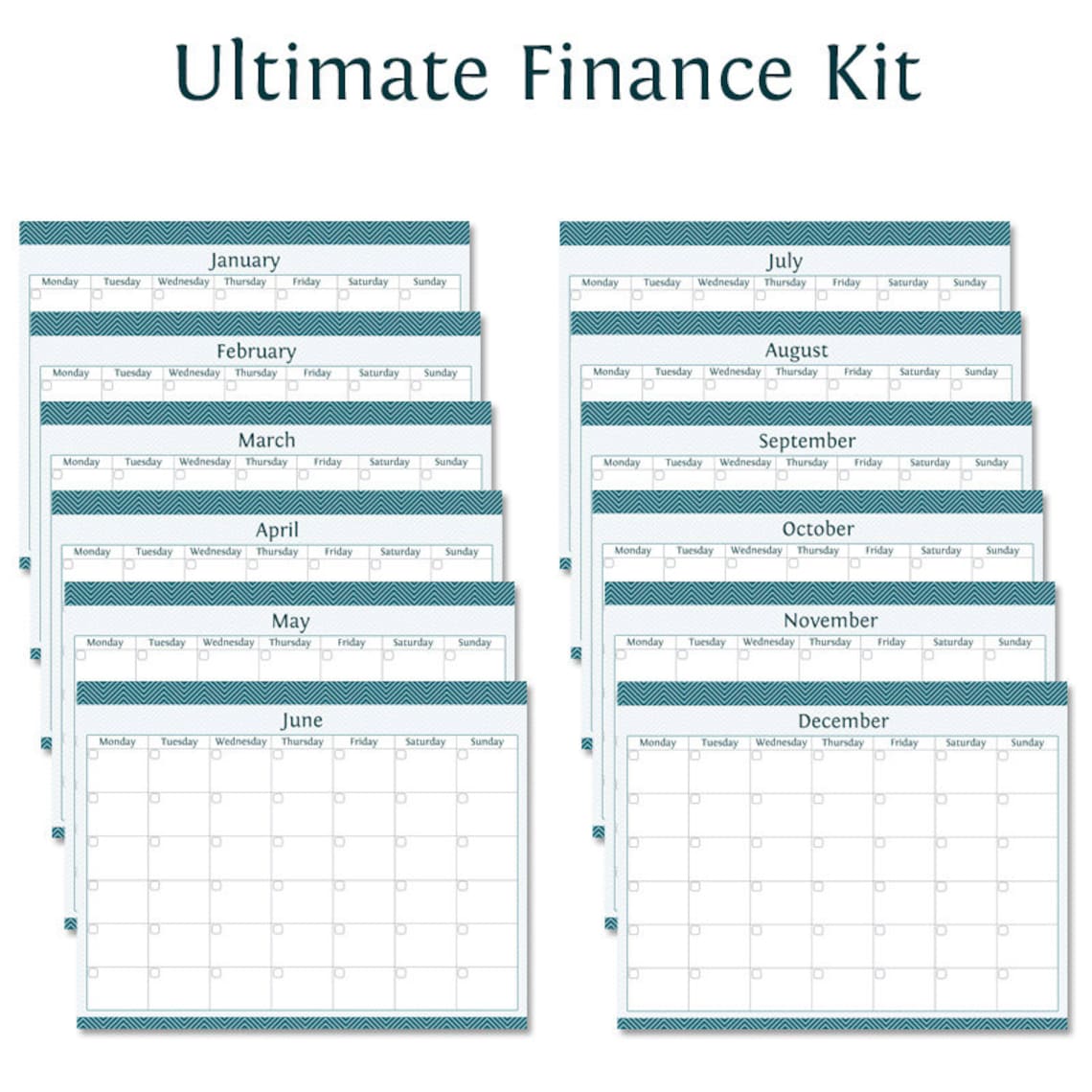 Ultimate Finance Kit - Fillable - Instant Download - Printable PDF ...