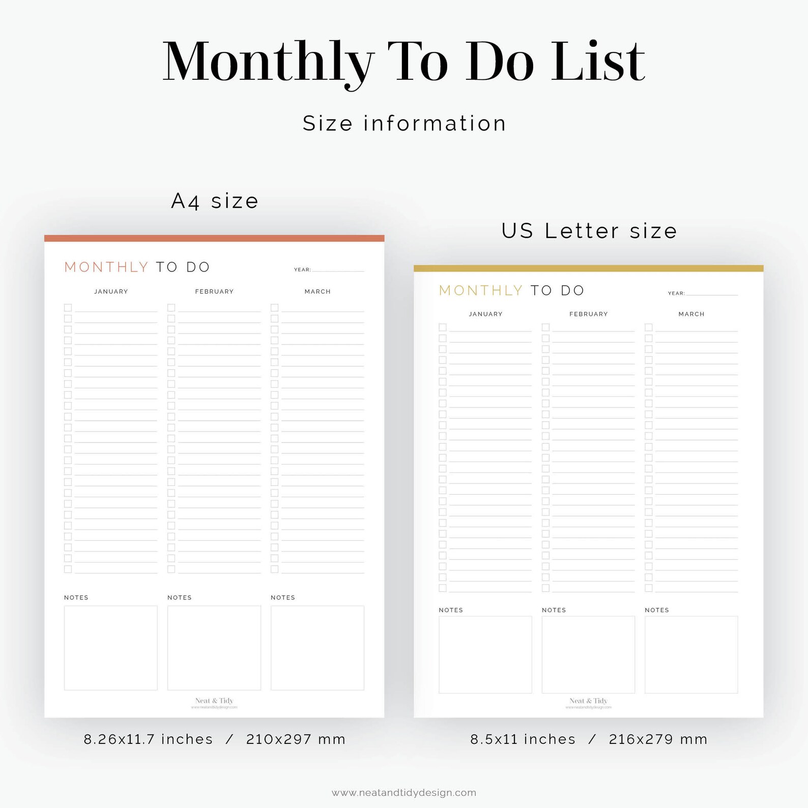 Monthly to Do List V3 - Fillable - Printable PDF - Task Management ...