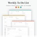 Weekly to Do List V3 Fillable Printable PDF Task Management ...