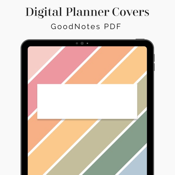 28 Cover Pages for Digital Planners & Notebooks Goodnotes - Etsy