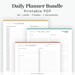 12 Month Calendar - Fillable - Printable PDF - Printable Planner ...