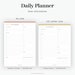 Daily Planner V2 Fillable Printable PDF Daily Appointment Planner Page ...