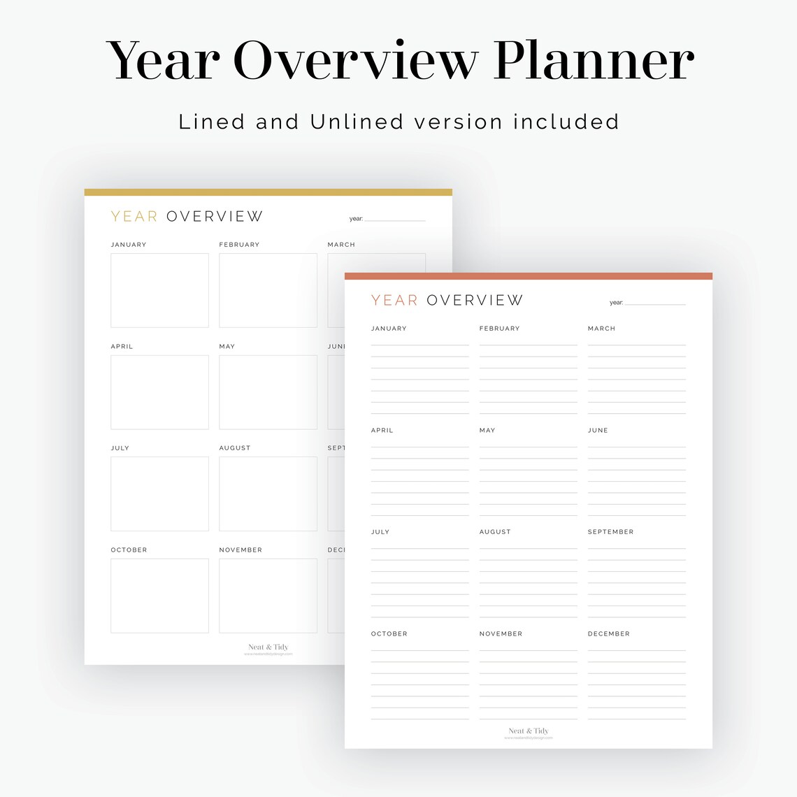Time Planner Kit (8 Documents) - Fillable - Printable PDF - Undated ...