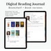 Digital Reading Journal for Goodnotes Hyperlinked Digital Book Planner ...