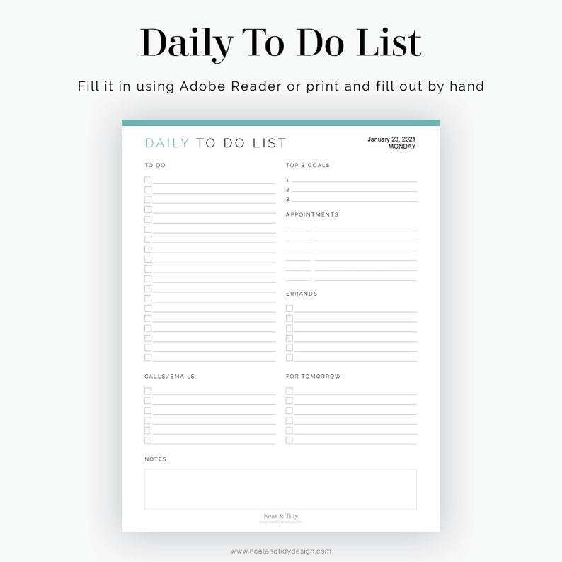 daily-to-do-list-2-versions-fillable-printable-pdf-etsy-canada