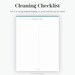 General Cleaning Checklist Fillable Printable PDF Household Binder ...