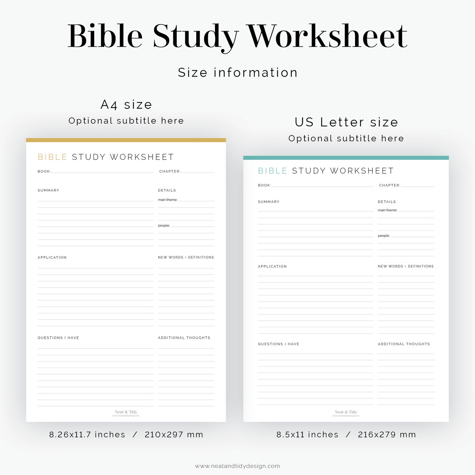 Bible Study Worksheet - Fillable - Printable PDF - Journaling ...