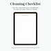General Cleaning Checklist Fillable Printable PDF Household Binder ...