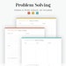 Problem Solving Worksheets - 5W1H and SCAMPER Methods - Fillable ...