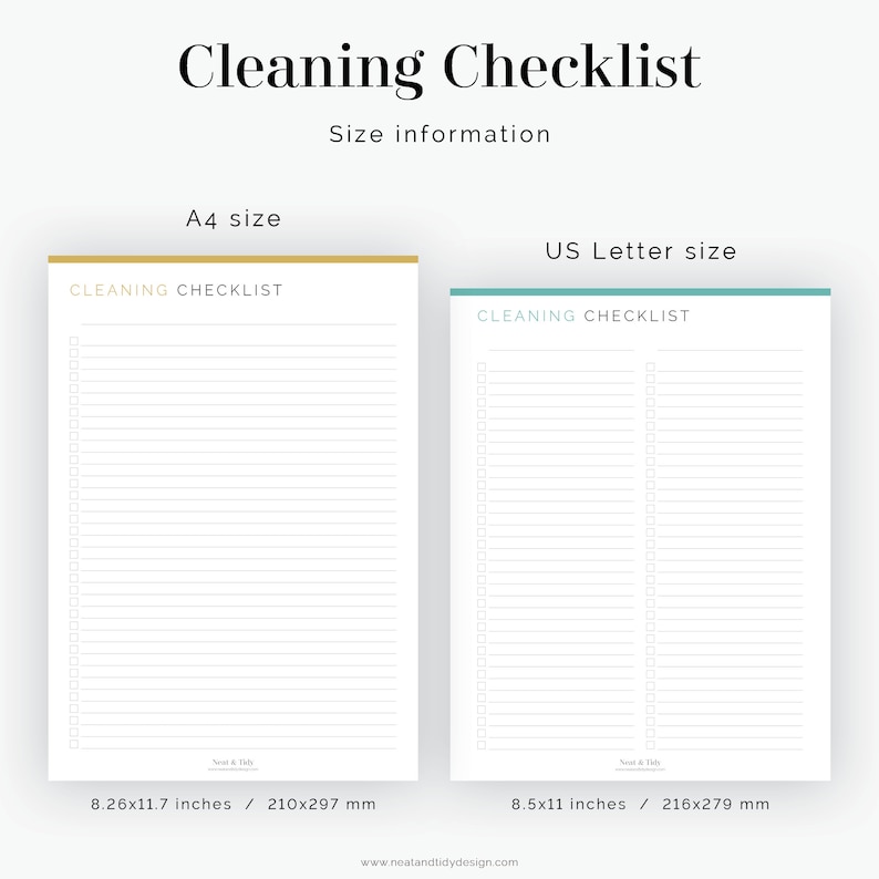 General Cleaning Checklist Fillable Printable PDF Household Binder ...