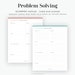 Problem Solving Worksheets - 5W1H and SCAMPER Methods - Fillable ...