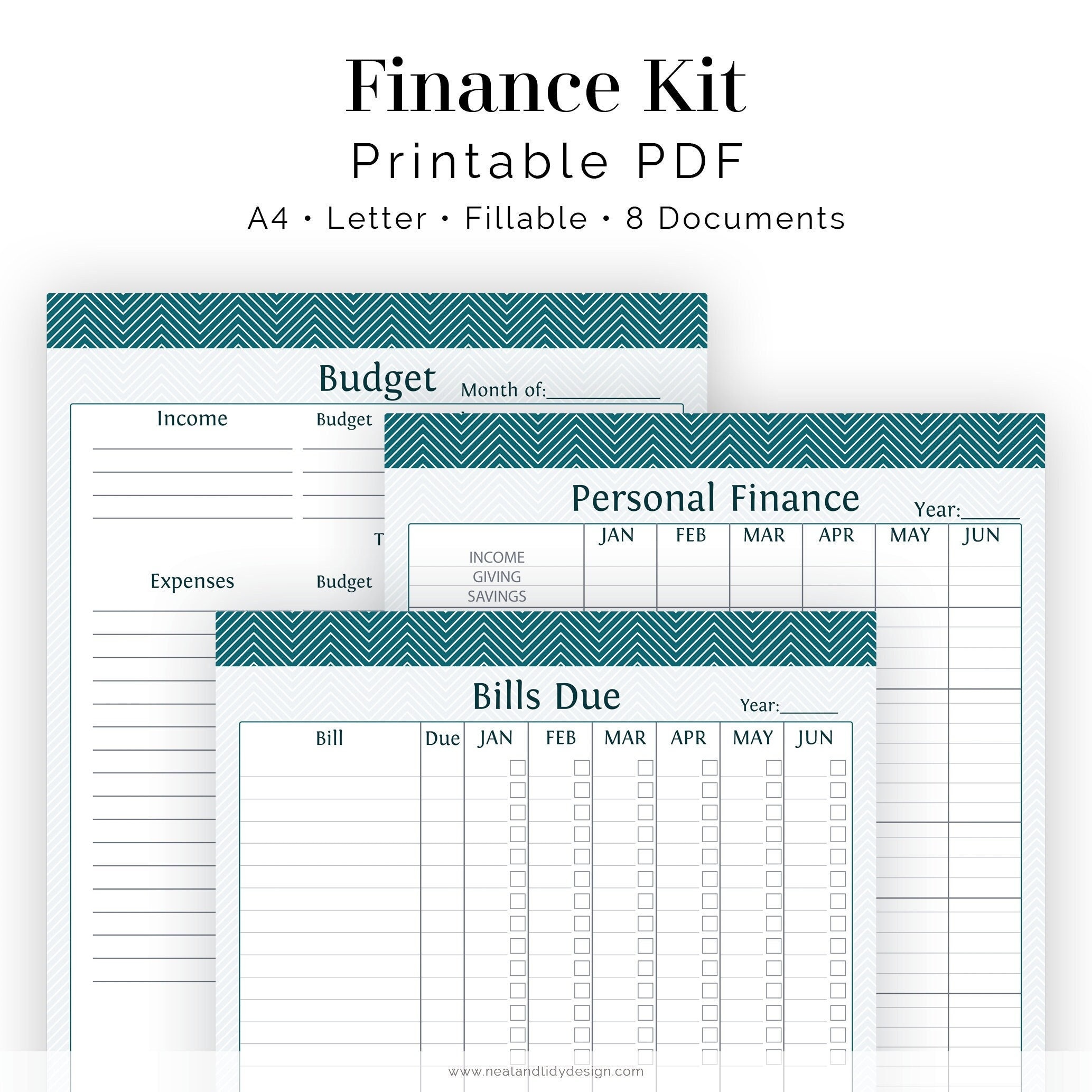 Ultimate Finance Kit - Fillable - Instant Download - Printable PDF ...
