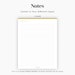 Notes Lined Unlined Grid Dot Grid Fillable Printable - Etsy