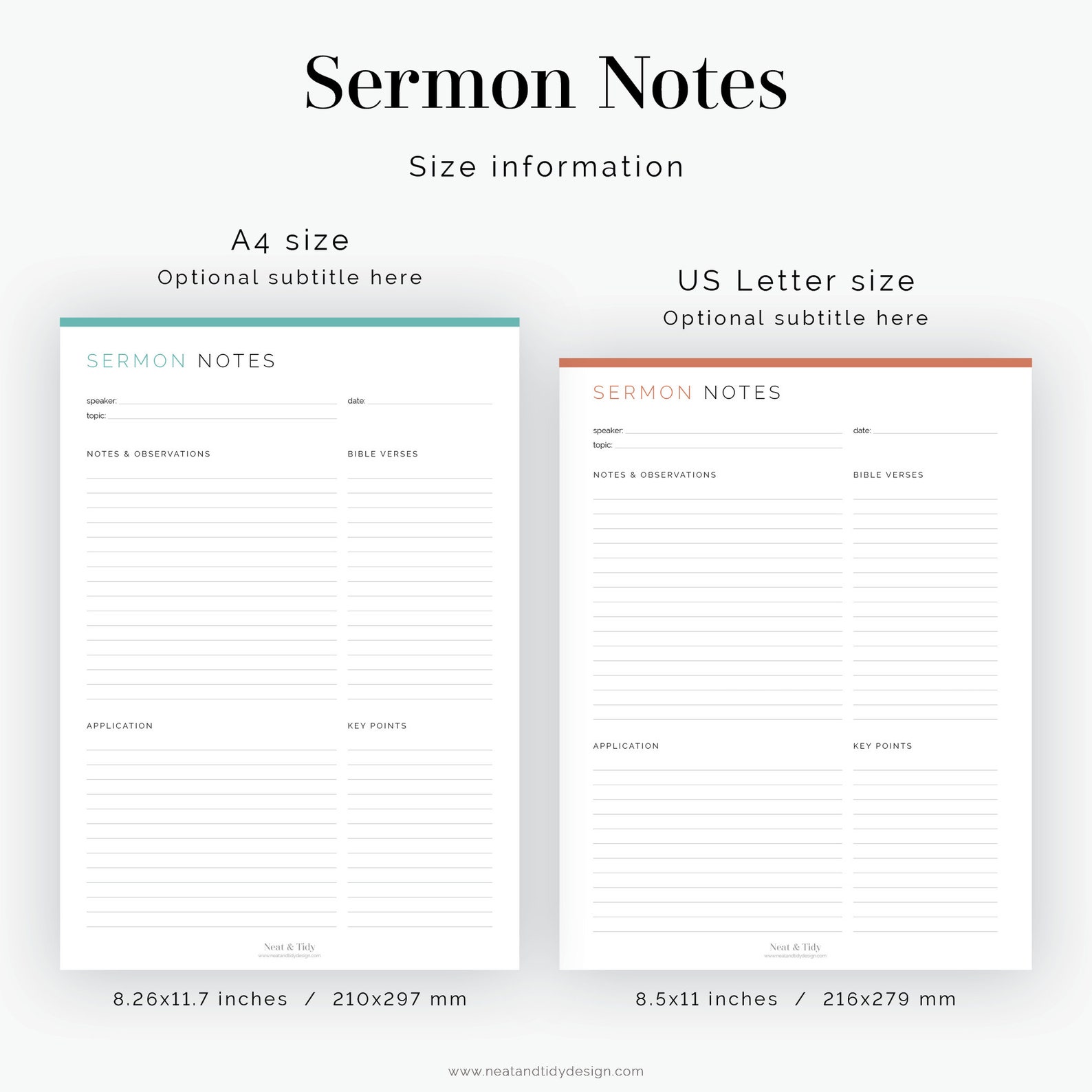 Sermon Notes - Fillable - Printable PDF - Devotional Practice ...