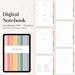 Digital Tabbed Notebook for Goodnotes (portrait) - Hyperlinked Tabs (8 ...