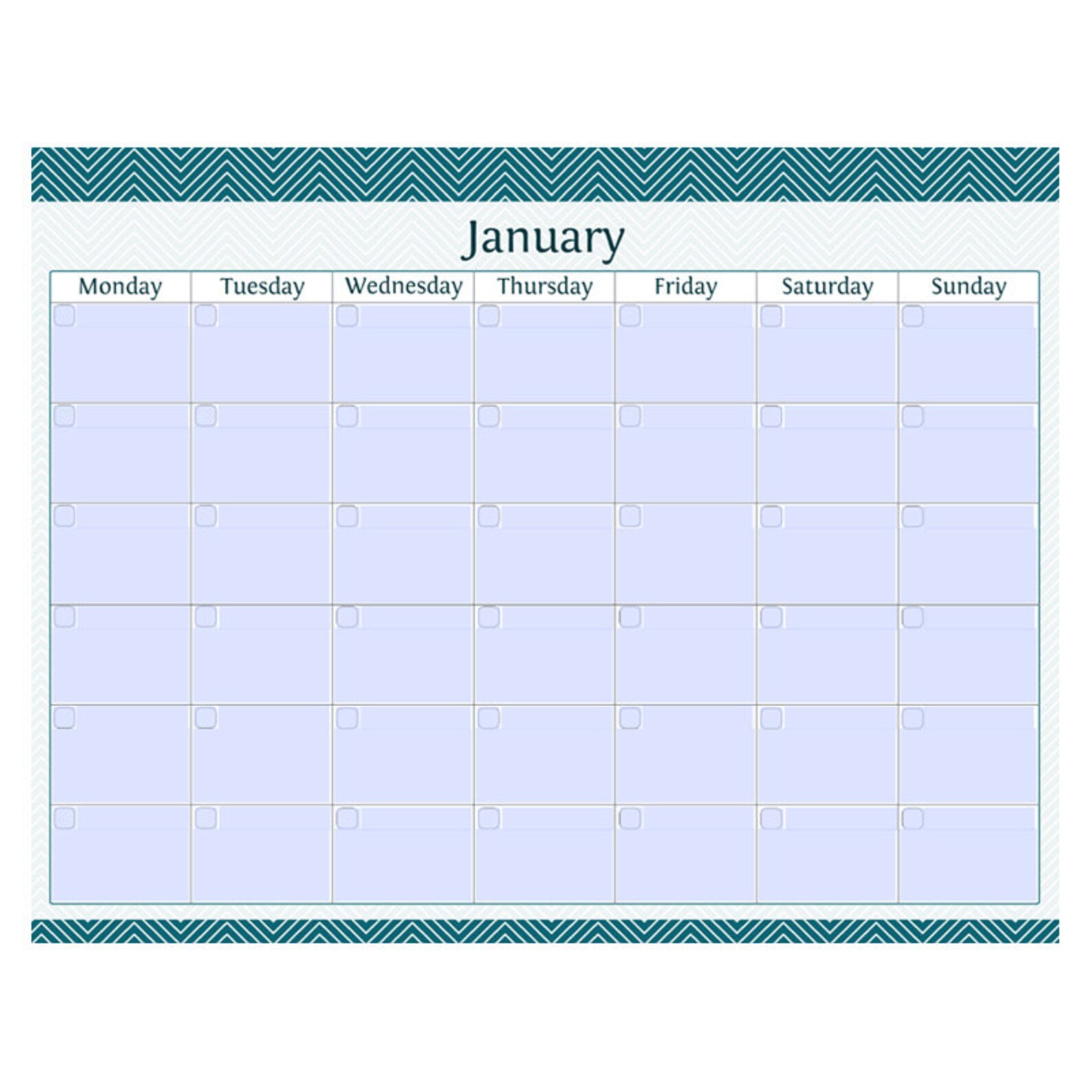 12 Month Calendar - Fillable - Printable PDF - Printable Planner ...