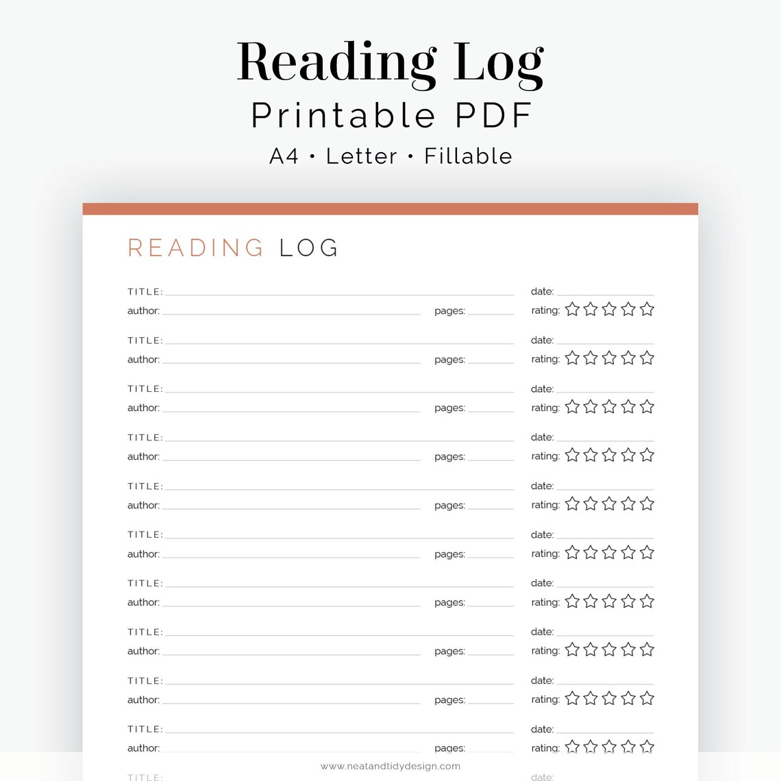 Reading Log Books Read Log 2 Layouts Fillable Printable Etsy reading-log-books-read-log-2-layouts-fillable-printable-etsy