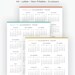 2023-24 Academic Year Overview Printable PDF non-fillable Time ...