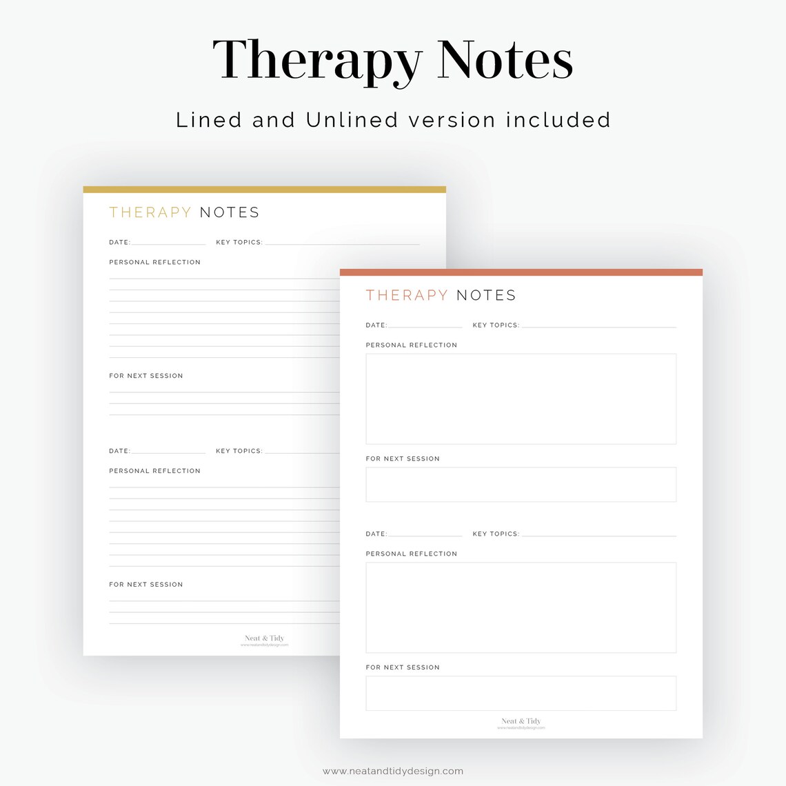 Therapy Session Notes Fillable Printable PDF Mental - Etsy