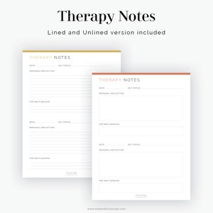 Therapy Session Notes - Fillable - Printable PDF - Mental Health ...