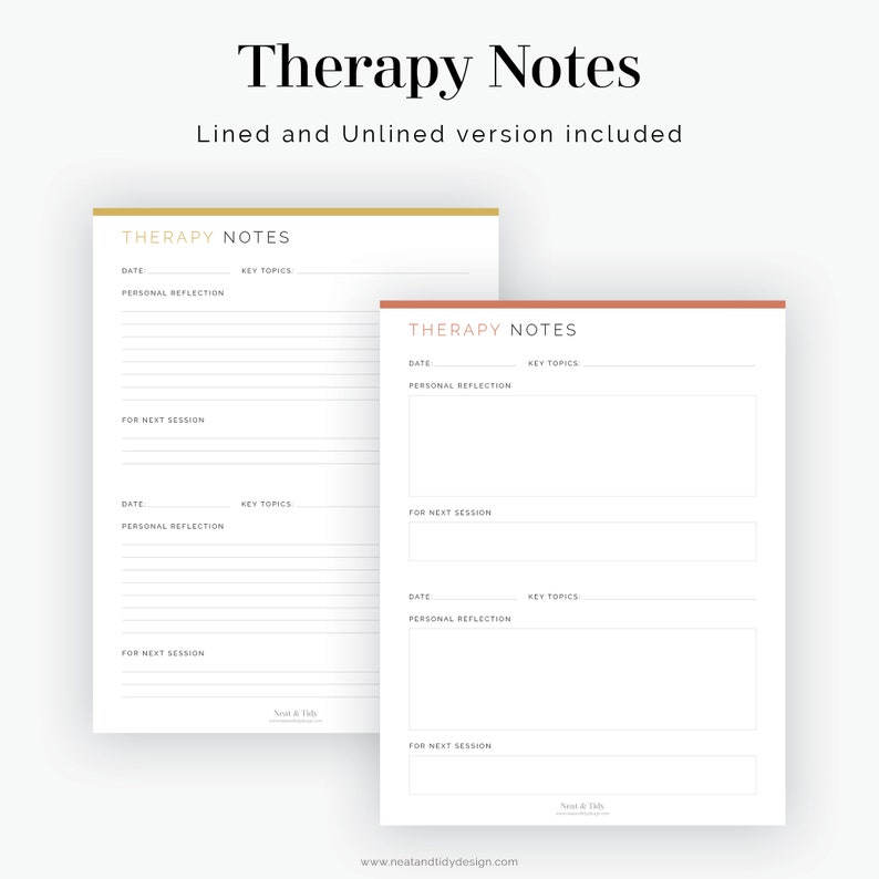 Therapy Session Notes - Fillable - Printable PDF - Mental Health ...