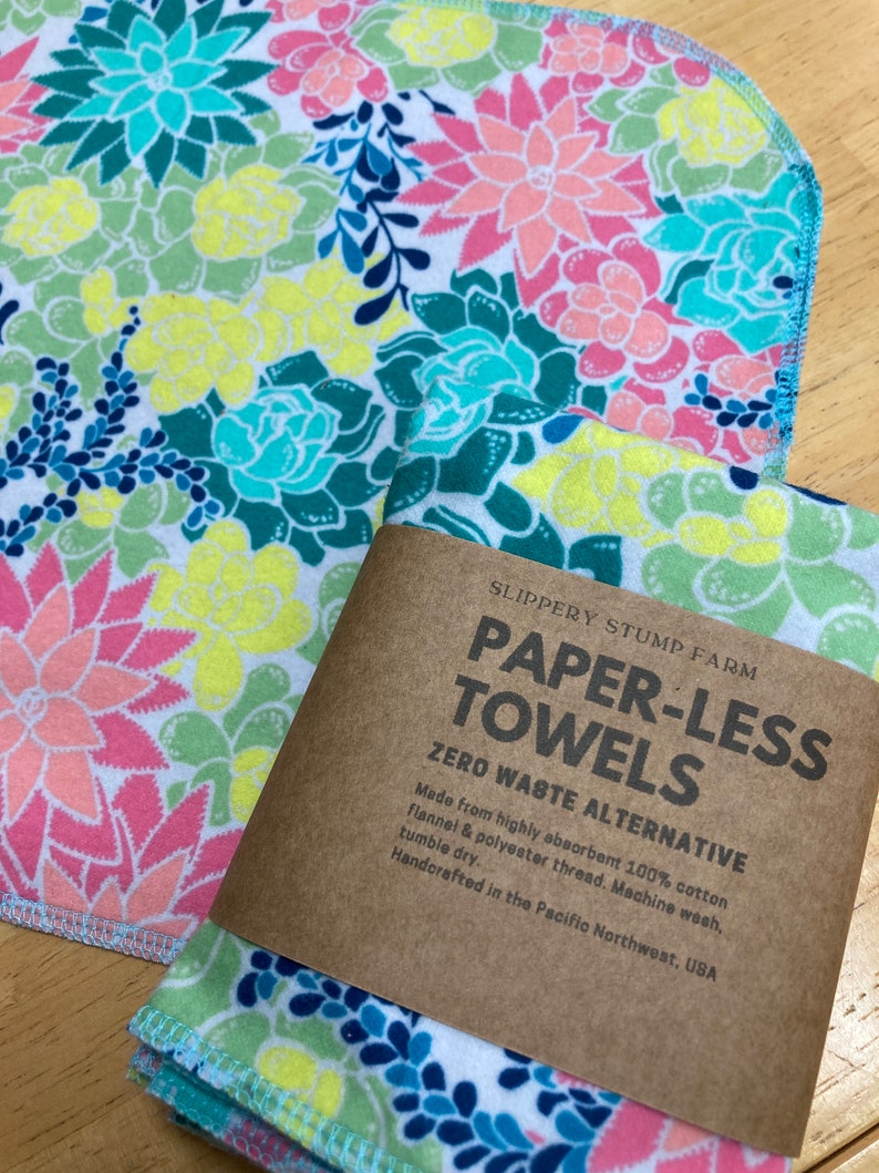 Paper-less Towels Choose Your Print Washable & Reusable - Etsy