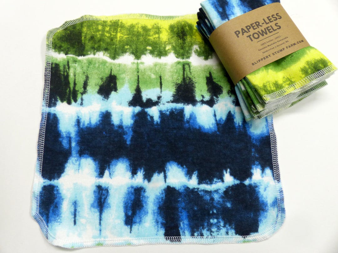 Paper-less Towels | Choose Your Tie Dye Print | Washable & Reusable ...