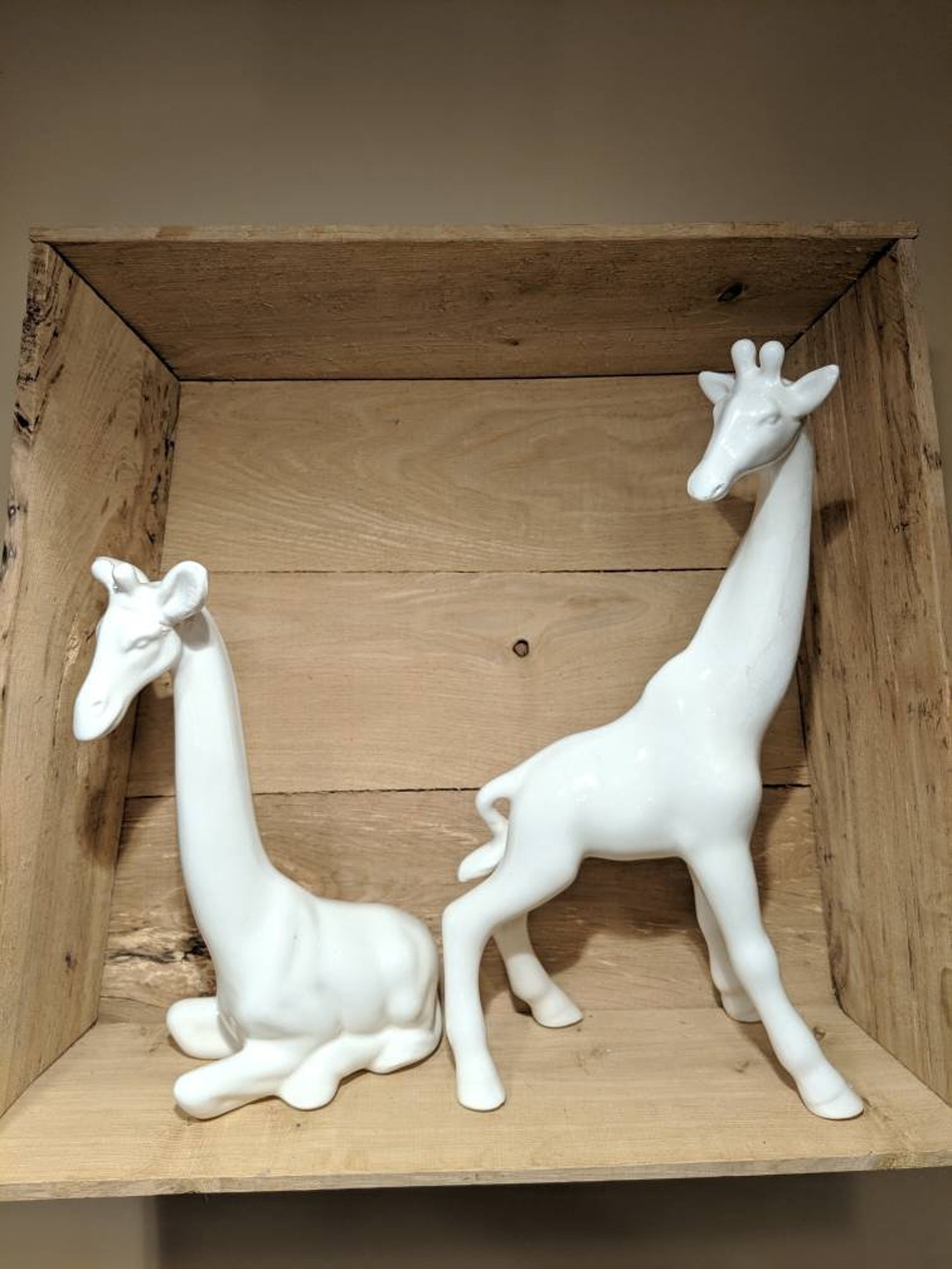 Large Ceramic Giraffe Mid Century Modern Giraffe Sculpture Art Deco ...